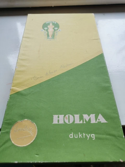 VINTAGE 1940S SWEDISH Holma Artificial Silk Fabric £20.00 - PicClick UK