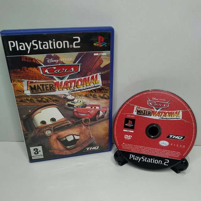 SONY PLAYSTATION PS2 GAME DISNEY PIXAR CARS MATER-NATIONAL CHAMPIONSHIP ...