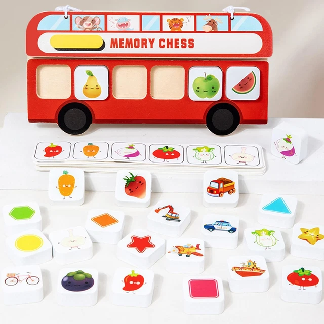 WOODEN SORTING TOY Shape Sorter Matching Memory Game $37.14 - PicClick AU