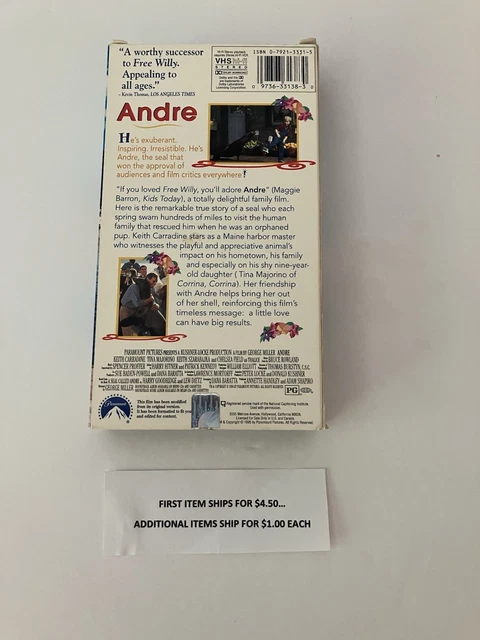 VHS TAPE Andre - Tina Majorino $4.00 Shipping $4.50/$1.00 £3.63 ...