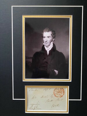 STEPHEN LUSHINGTON - Mp / Judge & Anti Slavery - Excellent Signed ...