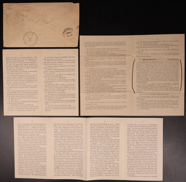 MAYFAIRSTAMPS US 1890S New York to Rochester MA Stationery Cover ...