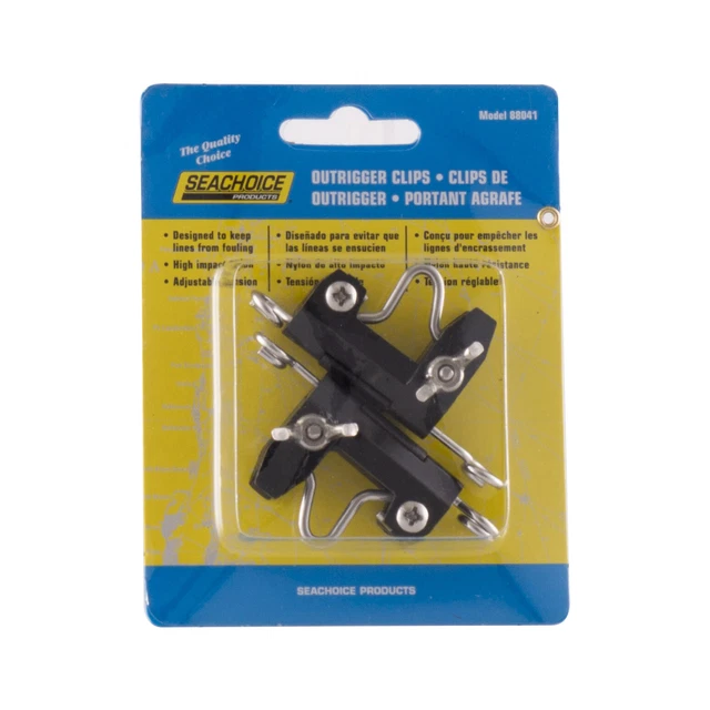 (1) 2/PK OUTRIGGER Clip Release Clips Trolling Downrigger Pêche ... (1) 2/PK OUTRIGGER Clip Release Clips Trolling Downrigger Pêche ...