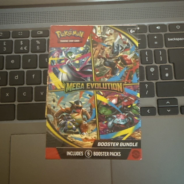 POKÉMON TCG: MEGA Evolution Booster Bundle (6 Packs) - new & sealed £44.53 - PicClick UK