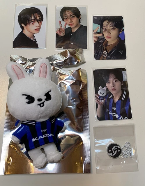 STRAY KIDS KARMA Lee Know LEEBIT SKZOO OFFICIAL Plush Keyring Photocard ...