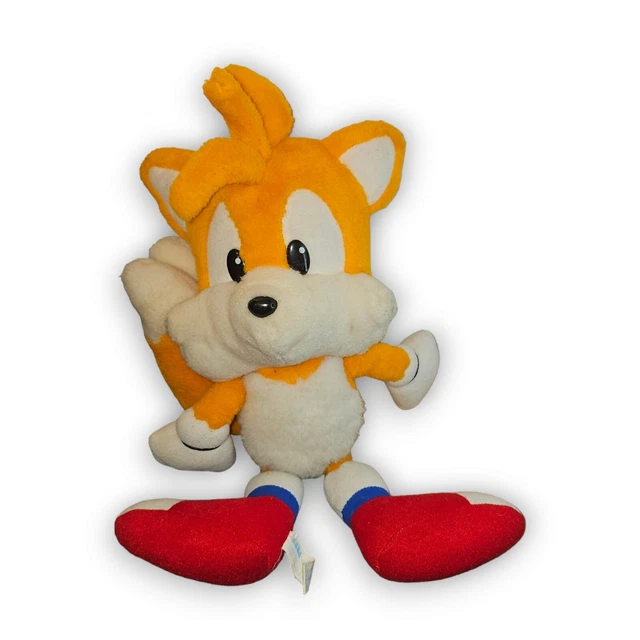 VINTAGE SONIC THE Hedgehog Official Sega Tails Plush Soft Toy 1992 12 ...