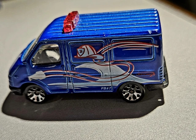 MATCHBOX 1995 FORD Transit Blue Fire Dept Van FB #7 £3.77 - PicClick UK