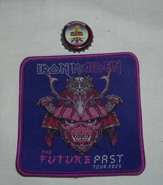 IRON MAIDEN/ THE Future Past Tour 2023 Patch And Bottle Top Like New £10.99 - PicClick UK
