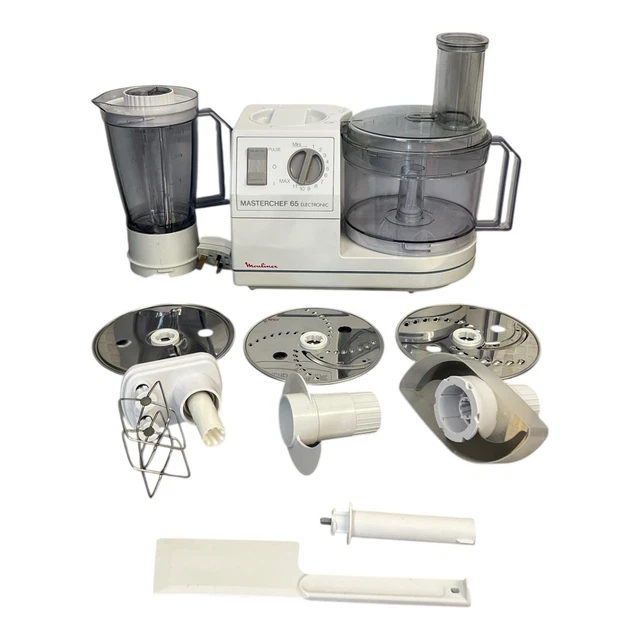 MOULINEX MASTERCHEF 65 Food Processor With Attachments Great Condition ...