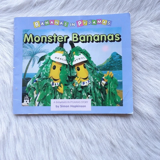 SIMON HOPKINSON MONSTER Bananas Vintage Bananas in Pyjamas Tv Show Book ...