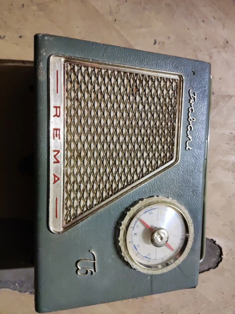 ALTES RADIO KOFFERRADIO Reiseempfänger REMA Trabant T6 DDR RFT ...