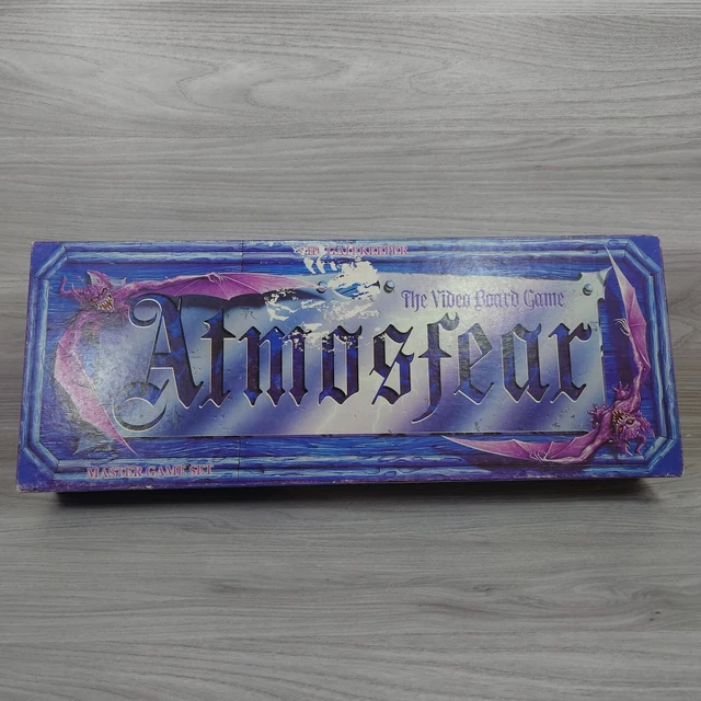 VINTAGE ATMOSFEAR VHS Video Board Game 1991 Retro Gaming Atmosphere ...