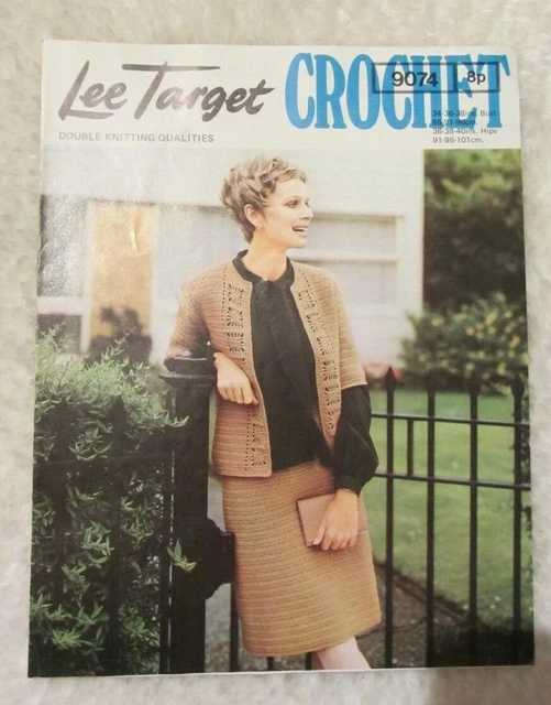 LEE TARGET-LADIES VINTAGE Crochet/Knitting Pattern-Lady's Crochet Suit ...