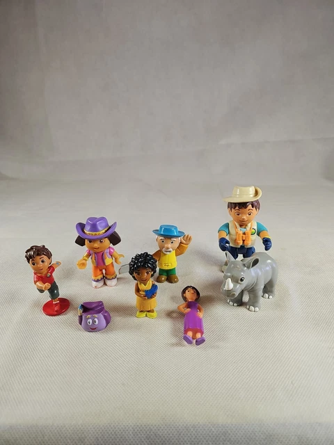 DORA THE EXPLORER Go Diego Go Toy Figures Bundle Mattel £13.98 ...