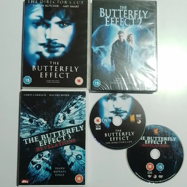 THE BUTTERFLY EFFECT Trilogy DVD Bundle, All 3 Films in the Franchise £ ...