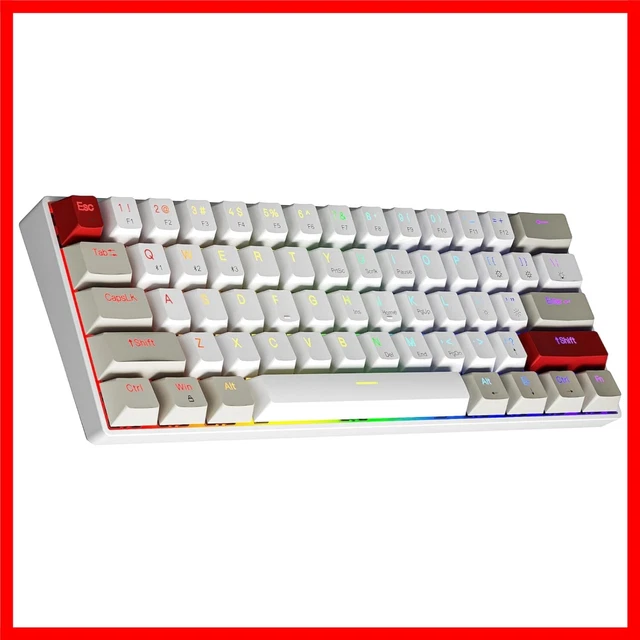 ULTRA-COMPACT WIRELESS MECHANICAL Gaming Keyboard with Programmable RGB ...