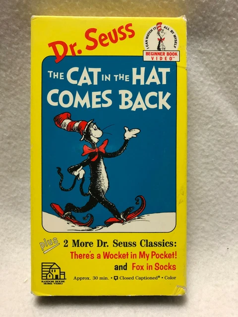 DR SEUSS THE Cat In The Hat Comes Back Plus Theres A Wocket In My ...