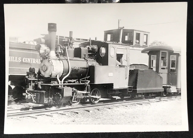 FLYING DUTCHMAN RAILROAD #1 0-4-0 Locomotive Train B&W Photograph at ...