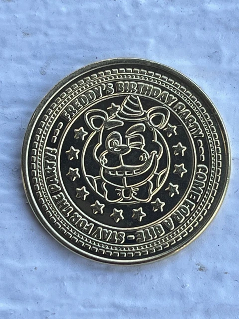 FIVE NIGHTS AT Freddy's 10th Year Birthday Party Fazbear Token PAX West ...