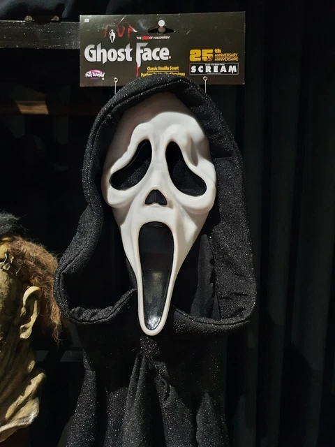 SCREAM/GHOSTFACE 25TH ANNIVERSARY Horror Mask - Jason Voorhees Michael ...