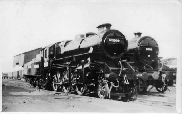 PHOTOGRAPH LNER 3009 65008 Steam Locomotive Doncaster Works (GNR/LNER ...