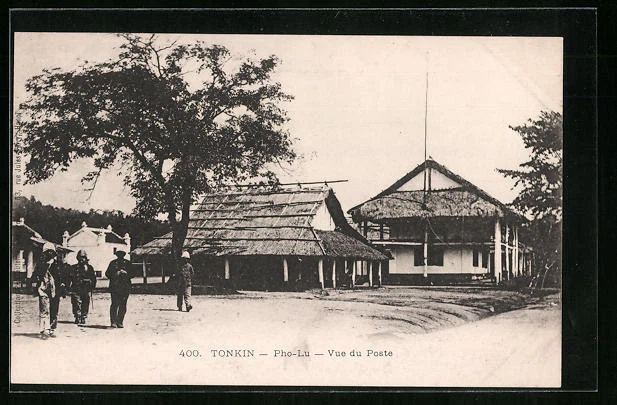 AK PHO-LU /TONKIN, Vue du Poste £6.15 - PicClick UK