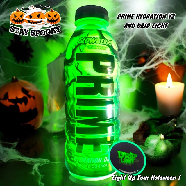 PRIME HYDRATION GLOWBERRY V2 New Variant Glow In the Dark USA Bottle ...