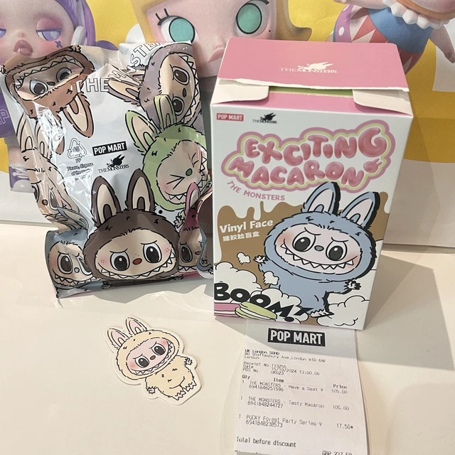 POPMART LABUBU THE Monster Exciting Macaron Series Plush Keychain ...