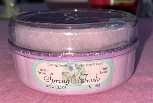 BELCAM SPRING FRESH Perfumed Body Dusting Powder w/Talc Tranquil Breeze ...