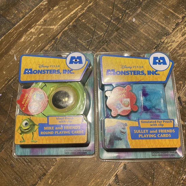 DISNEY PIXAR MONSTERS Inc Mike & Friends Sulley/ Friends Playing Cards ...