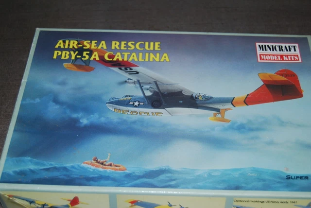 1/144 MINICRAFT CONSOLIDATED PBY-5A Catalina Air Sea Rescue Sea Plane ...