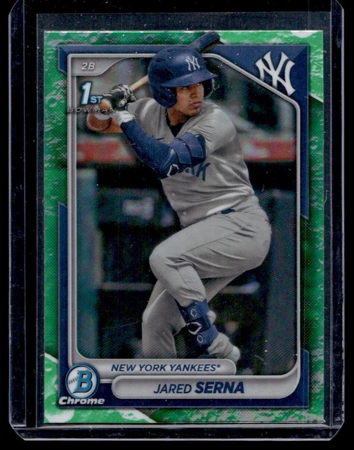 2024 BOWMAN CROMATO Lunar Glow Jared Serna New York Yankees #BCP-68 EUR ...