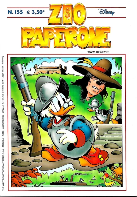 ZIO PAPERONE PRIMA serie n° 155 (ago 2002): ottimo +++ / pari nuovo EUR ...