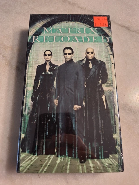 THE MATRIX RELOADED (VHS, 2003) Keanu Reeves Factory Sealed VTG Rare ...
