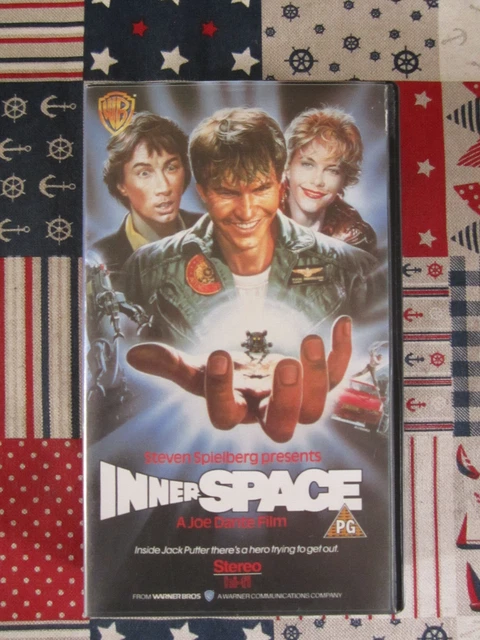 INNERSPACE 1987 FILM Starring Dennis Quaid Vhs Video Tape Uk Pal Format ...