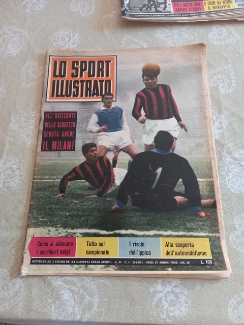 RIVISTA LO SPORT Illustrato 1961 N. 4 Milan Rivera EUR 6,00 - PicClick IT
