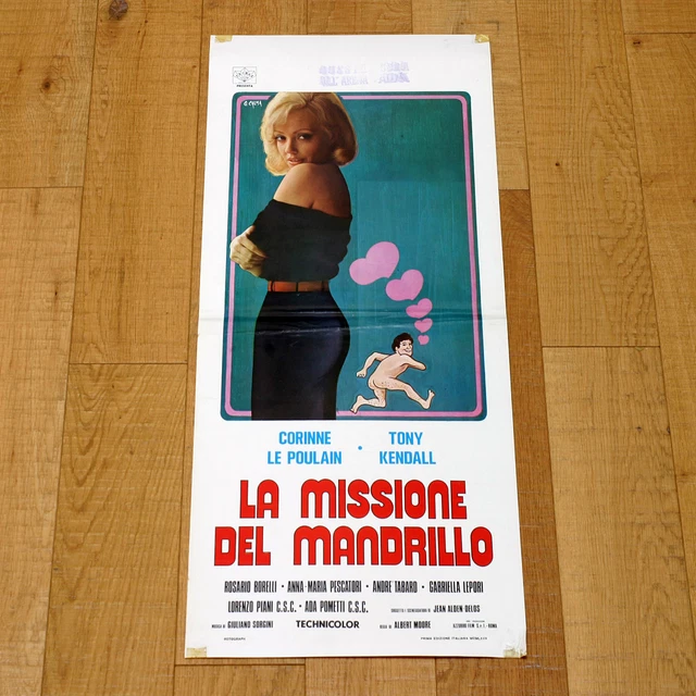 LA MISSIONE DEL MANDRILLO locandina poster Corinne Le Poulan Erotico ...