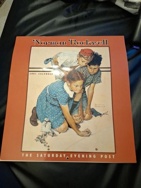 RARE NORMAN ROCKWELL 2001 Calendar, Vintage Norman Rockwell Collectible ...