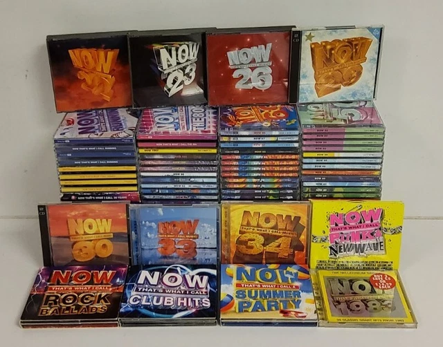 94 X NOW CD Joblot- 22 23 26 29 30 33 34 Punk New Wave Rock Ballads ...