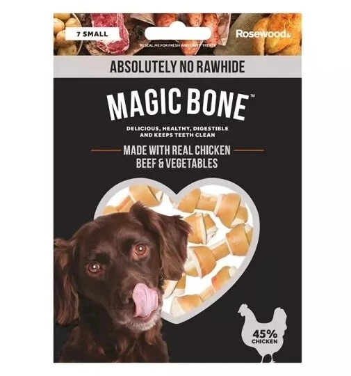 ROSEWOOD MAGIC BONE Chicken Dog Treats 22 Packs x 105g £29.00 - PicClick UK
