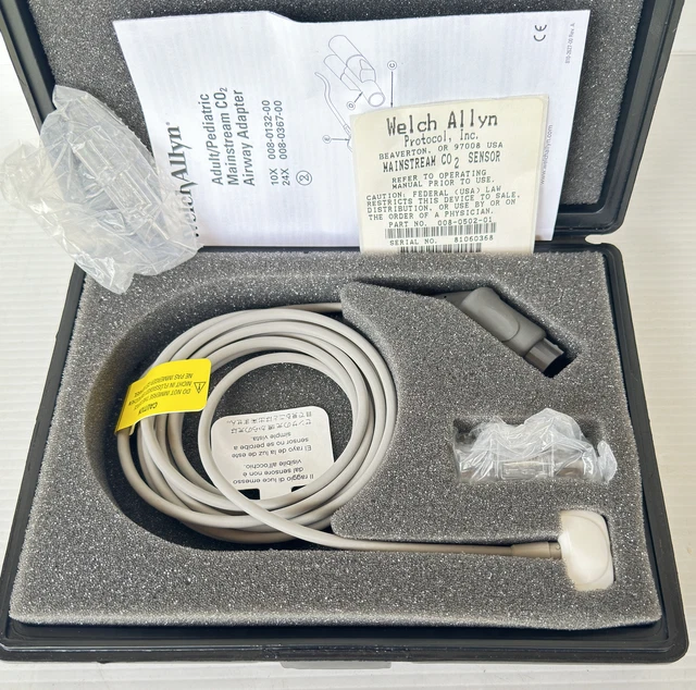 WELCH ALLYN PROTOCOL Mainstream CO2 Sensor for Propaq Monitor *NEW ...