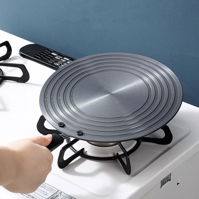 HEAT CONDUCTION PLATE Gas Cast Iron Diffuser Simmer for Stove Anti-burn ...