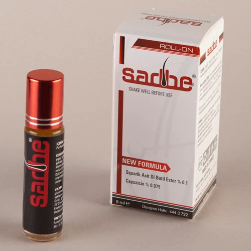SADBE %0.1-ROLL-ON -BEARD LOSS-HAIR LOSS - BROW LOSS TREATMENT- 8ml (0. ...