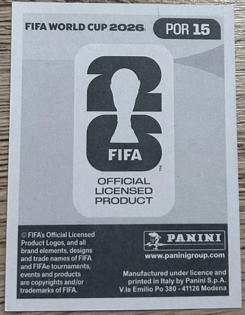 PANINI FIFA WORLD Cup 2026 Sticker POR 15 Cristiano Ronaldo EUR 8,90 ...