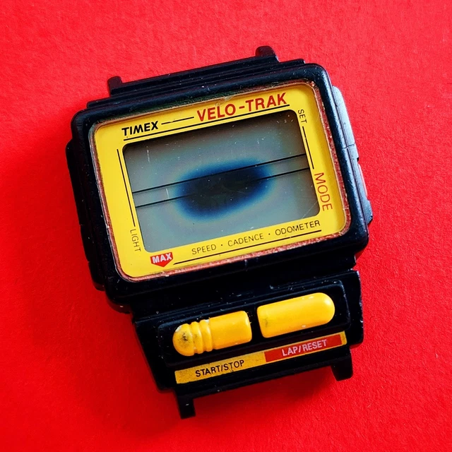 TIMEX VELO TRAK Watch Rare Speed Cadence Vintage Cycling Velo-Trak 701 ...