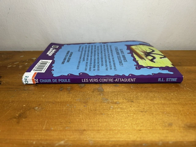 CHAIR DE POULES Goosebumps Les Vers Contre-Attaquent French R.L. Stine ...
