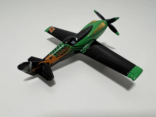 DISNEY PIXAR DIECAST Cars Planes Ripslinger RPX 13 Racer Green Black ...