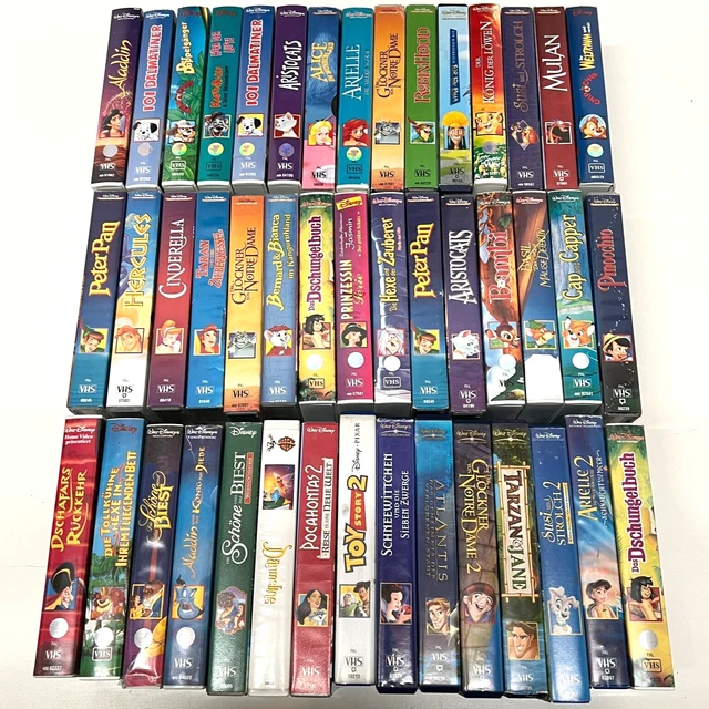 X45 KONVOLUT DISNEY VHS Filme Bundle Movie Cassette Tape EUR 79,90 ...