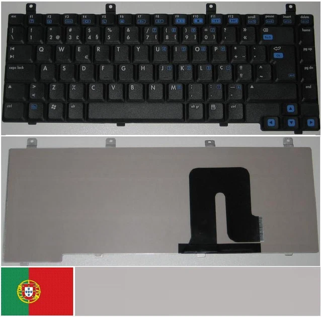 KEYBOARD QWERTY PO Portuguese HP DV4000 DV4200 V4000 Black 383495-131 ...