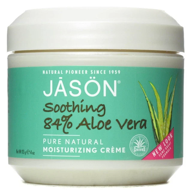 CREMA IDRATANTE JASON Aloe Vera Biologica 84% + Vitamina E confezione ...